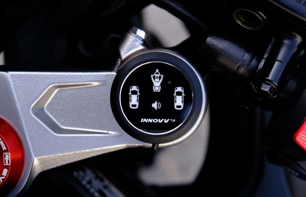 Third Eye Motorcycle Radar & Blind Spot System | Innovv