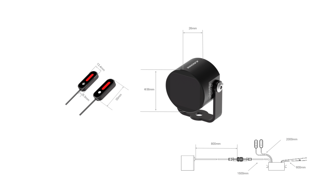 Third Eye Motorcycle Radar & Blind Spot System | Innovv